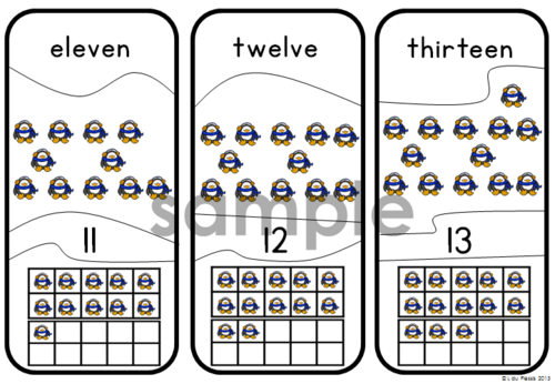 Penguin Number Puzzles 1-20 | Teaching Resources