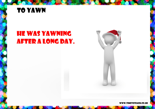 10 FREE Christmas Verb Posters - Describe Different Christmas Actions ...