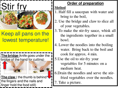 Food Technology Year 7 13 week scheme of work powerpoints, worksheets ...