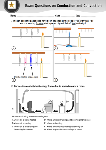 Conduction, Convection and Radiation - 2 lessons by Samia88 - Teaching ...