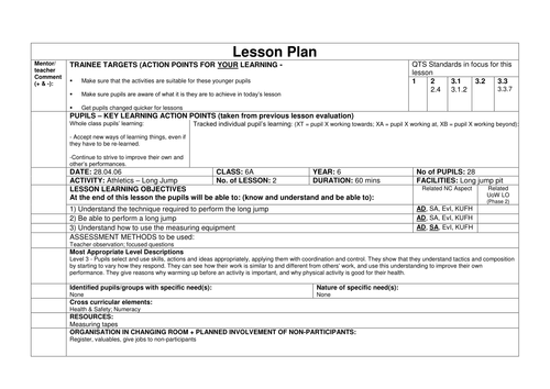 Athletics Lesson Plans by PEinnovator - Teaching Resources - TES