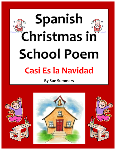 Spanish Christmas in School Poem - Casi Es la Navidad | Teaching Resources