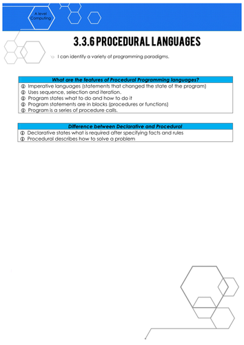 OCR A Level Computing Revision | Teaching Resources