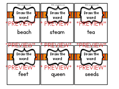 Long E Vowel Board Game | Teaching Resources