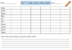 High Frequency Words Spelling Worksheets | Teaching Resources