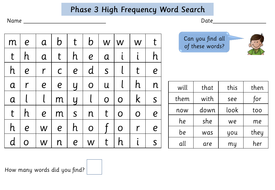 High Frequency Words | Teaching Resources