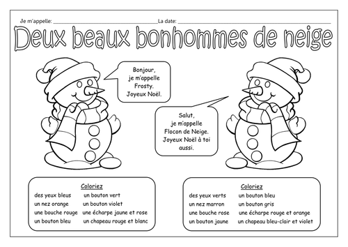 FRENCH - CHRISTMAS - Joyeux Noël Bumper Pack - Worksheets | Teaching ...