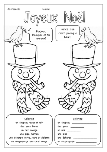 FRENCH - CHRISTMAS - Joyeux Noël Bumper Pack - Worksheets | Teaching ...