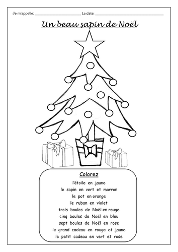 FRENCH - CHRISTMAS - Joyeux Noël Bumper Pack - Worksheets | Teaching ...