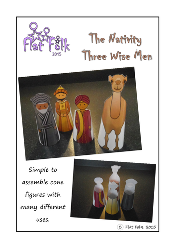 Nativity Figures - The three wise men | Teaching Resources