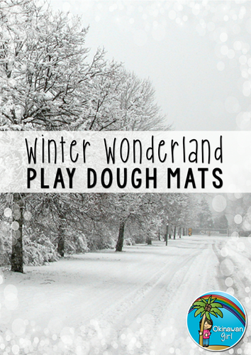 Winter Play Dough Mats | Teaching Resources