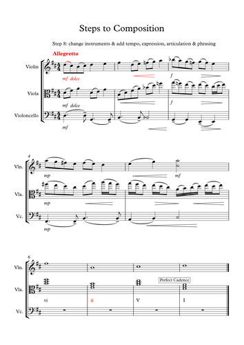 Steps to composition (GCSE Music) | Teaching Resources Steps to composition (GCSE Music) | Teaching Resources