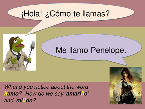 Me llamo 'Quien es?' lesson | Teaching Resources