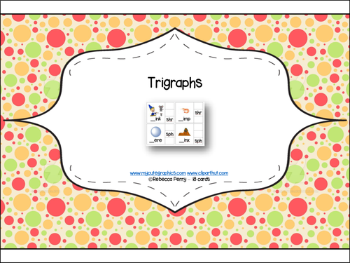 Phonics Read and Clip – Trigraphs – Phonics & Fine Motor Skills (18 ...