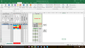 Exam Analysis Grid | Teaching Resources