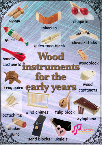 Wooden instruments for the early years | Teaching Resources