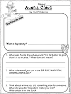 Auntie Claus Activity Sheets *Print and Go!* | Teaching Resources