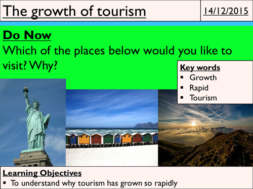 Tourism | Teaching Resources