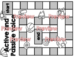 Active and Passive Voice Board Game | Teaching Resources