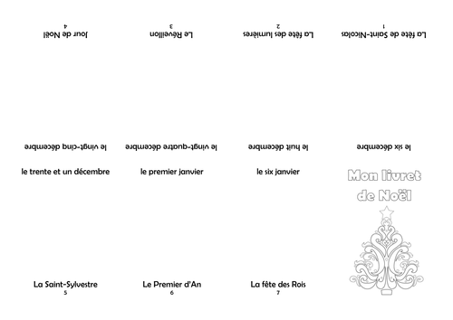 French: Christmas Booklet (Updated) | Teaching Resources