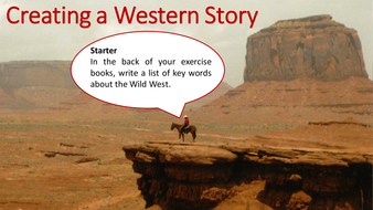 Writing a Western Story | Teaching Resources