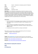 Scratch – Introduction to Computing using the IF Statement (KS3 ...