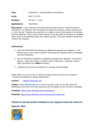 Powerpoint Creating Effective Animations Powerpoint Animations