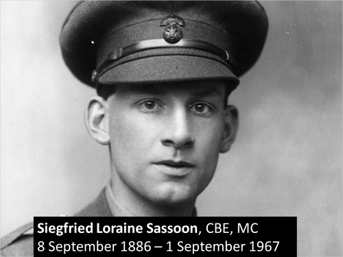 WAR POETRY 'Base Details' by Siegfried Sassoon | Teaching Resources