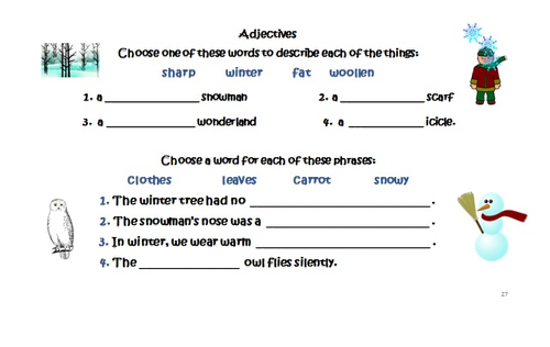 Winter Literacy Tasks & Activities | Teaching Resources