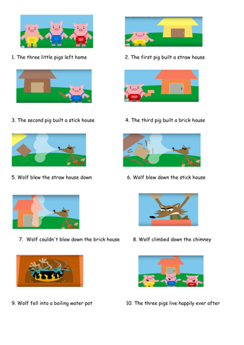 3 Little Pigs Up Levelling Plan and Resources | Teaching Resources