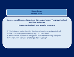 British Values: Prevent: Tolerance and respect - Stereotypes | Teaching ...