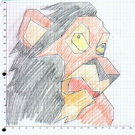 Coordinate Pictures one quadrant - Lion King (picture) | Teaching Resources