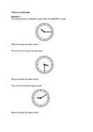 Maths KS1 Year 2 Time. Bundle of worksheets for telling the time and ...