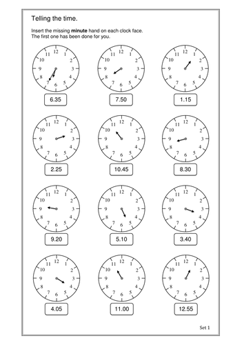 Math Grade 2 - Time. Bundle of worksheets for telling the time and ...