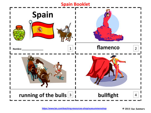 Spain Booklets - ENGLISH - Spanish Culture | Teaching Resources