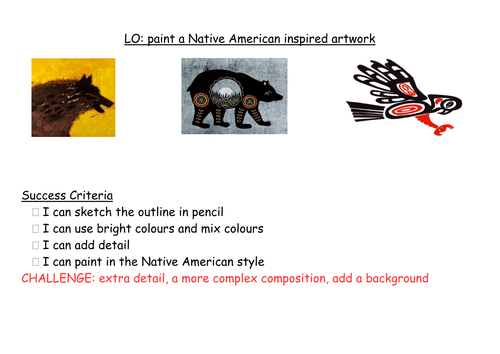 Native American Painting | Teaching Resources