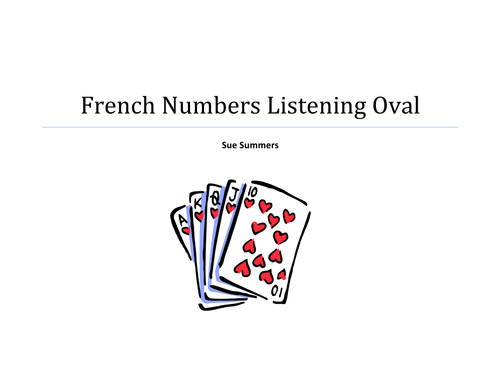 French Numbers and Math Listening Activity | Teaching Resources