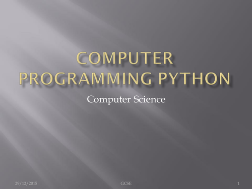 OCR A452 GCSE Practical Investigation PYTHON VARIABLES | Teaching Resources OCR A452 GCSE Practical Investigation PYTHON VARIABLES | Teaching Resources