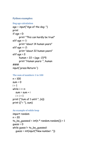 OCR A452 Practical Investigation PYTHON ITERATION (LOOPS) | Teaching ... OCR A452 Practical Investigation PYTHON ITERATION (LOOPS) | Teaching ...