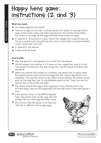 Lesson Plan - Farm animals: A little eggs-tra space | Teaching Resources