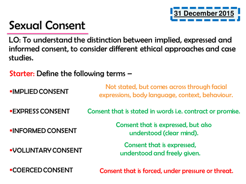 Sexual Ethics Teaching Resources