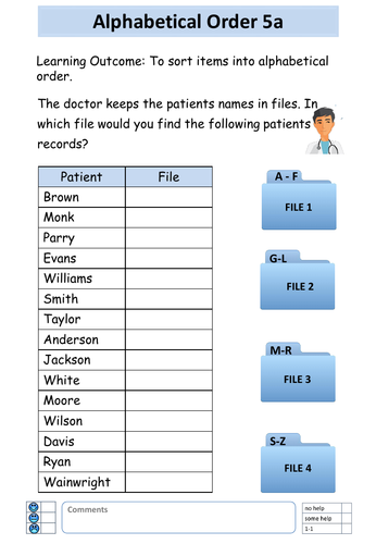 Alphabetical Order | Teaching Resources