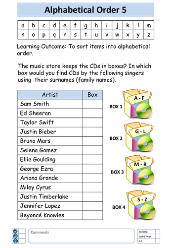 Alphabetical Order | Teaching Resources