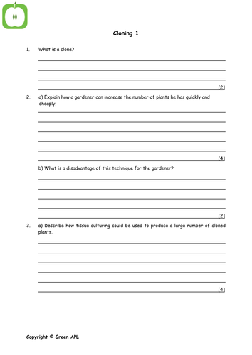 GCSE Biology worksheets | Teaching Resources