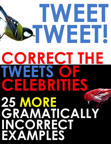 TWITTER ISSUES Volume 2 - Correct MORE Spelling and Grammar of ...