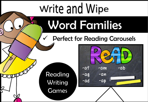 Spelling and Reading Word Family Bundle | Teaching Resources