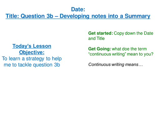 Cambridge iGCSE English Core Paper Preparing For the Exam Full Scheme ...