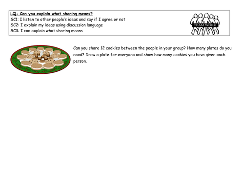 'The Doorbell Rang' KS1 Maths Investigation | Teaching Resources