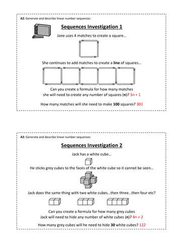 Year 6: Algebra (Day 9) | Teaching Resources