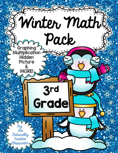 Winter Math Pack for 3rd Grade | Teaching Resources